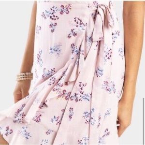 Blue Rain | Dresses | Gorgeous Pink Wrap Floral Dress | Poshmark